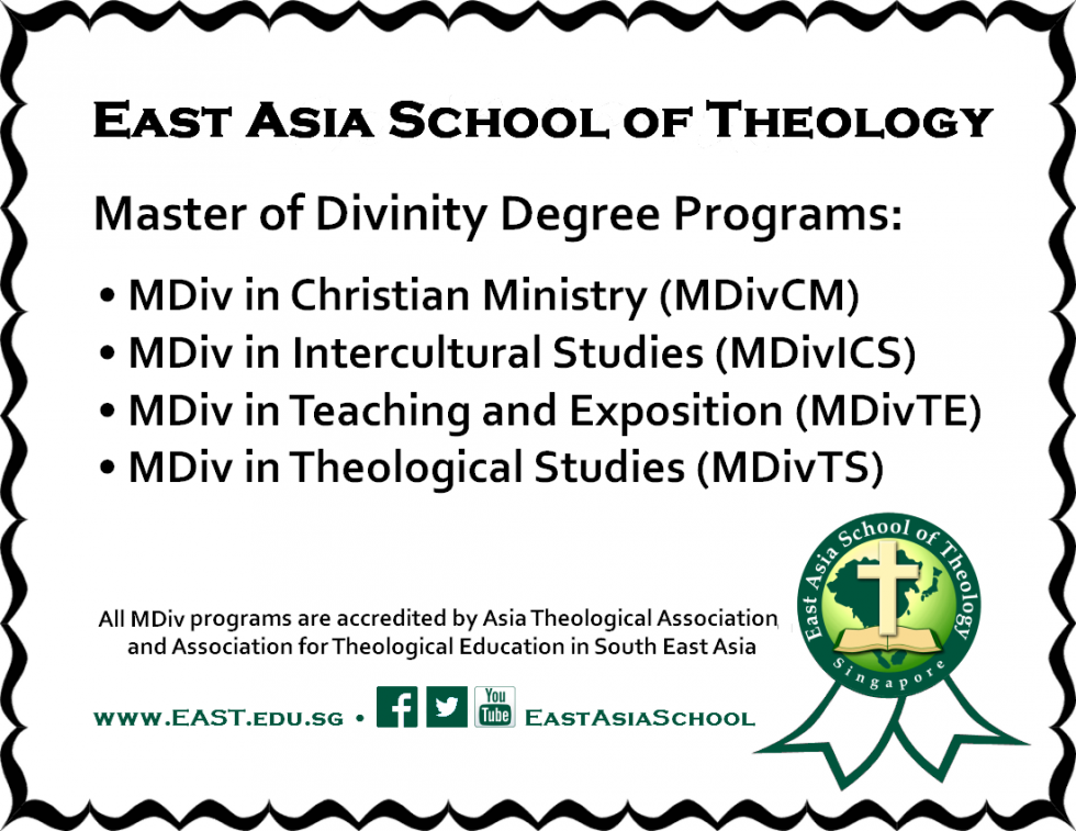 Master of Divinity Degree Programs : East Asia School of Theology