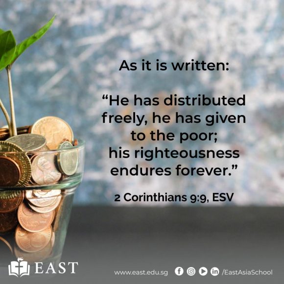 A Cheerful Giver : East Asia School of Theology