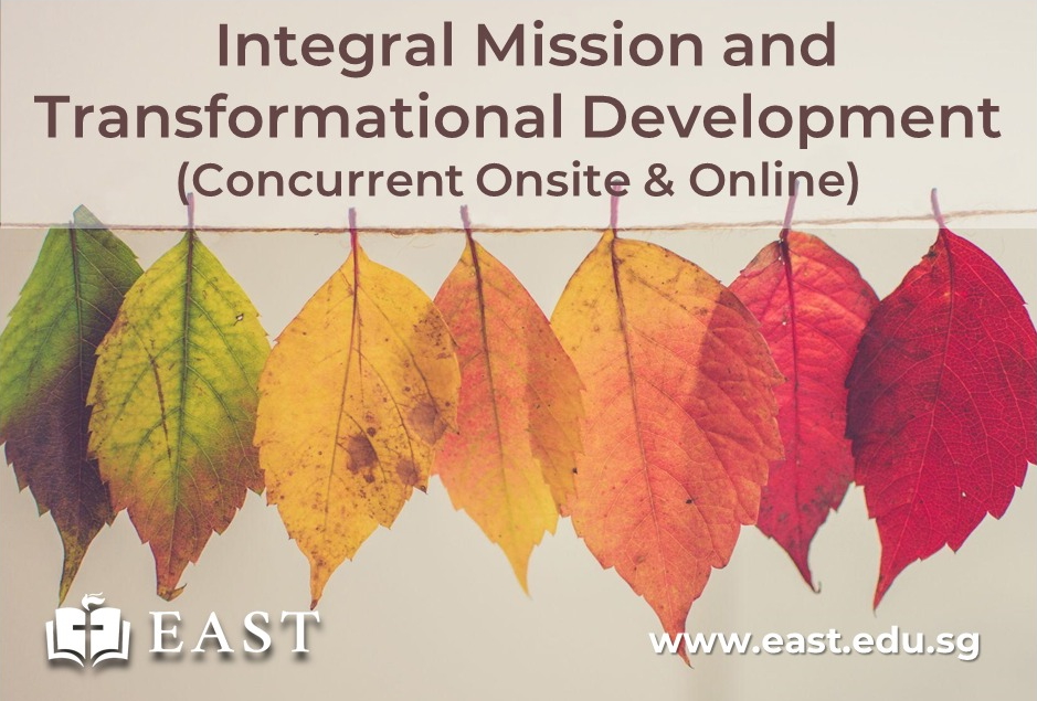 Integral Mission and Transformational Development (Concurrent Intensive ...