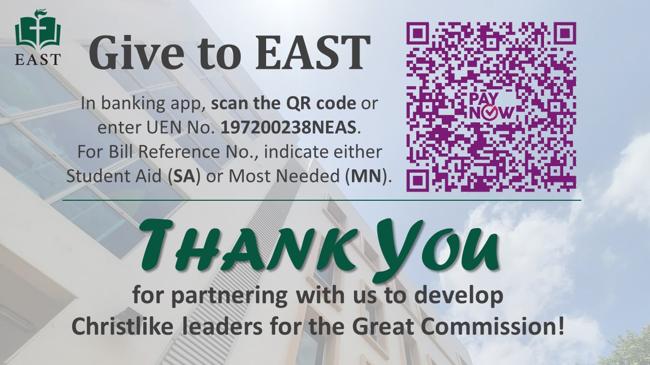 Silent Pandemic_Give EAST : East Asia School of Theology