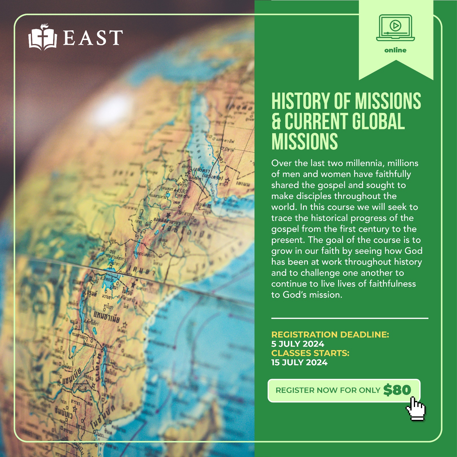 History of Missions & Current Global Missions (Online) – Evening Course ...