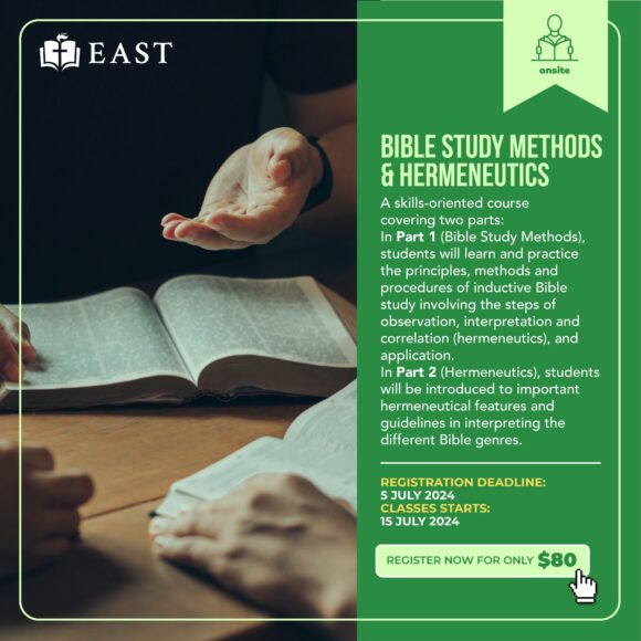 Bible Study Methods & Hermeneutics (Onsite) – Day Course : East Asia ...