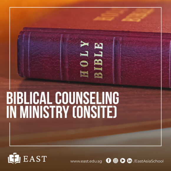 Biblical Counselling in Ministry (Onsite) – Day Course : East Asia ...