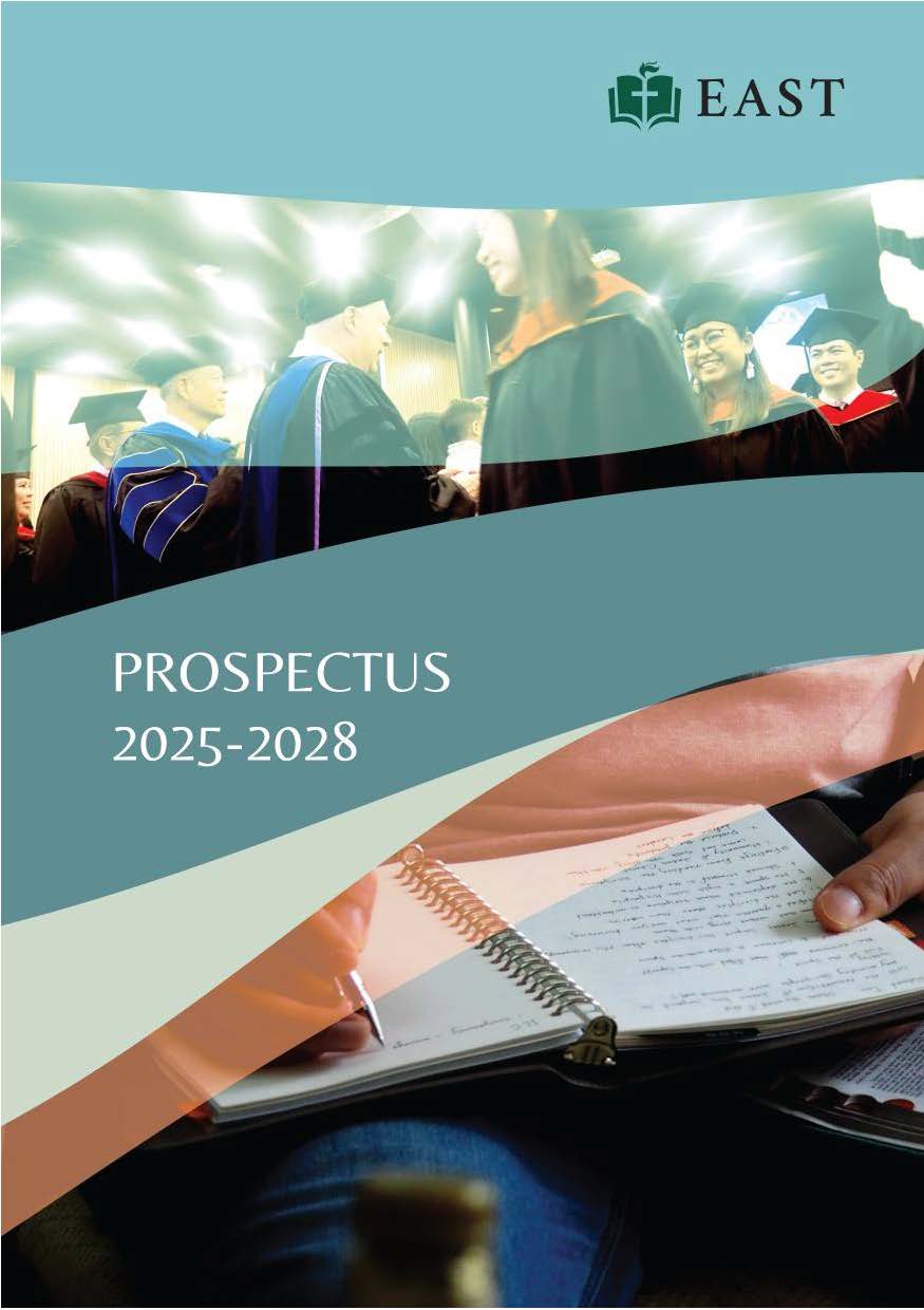 EAST Prospectus cover 2025-2028 : East Asia School of Theology